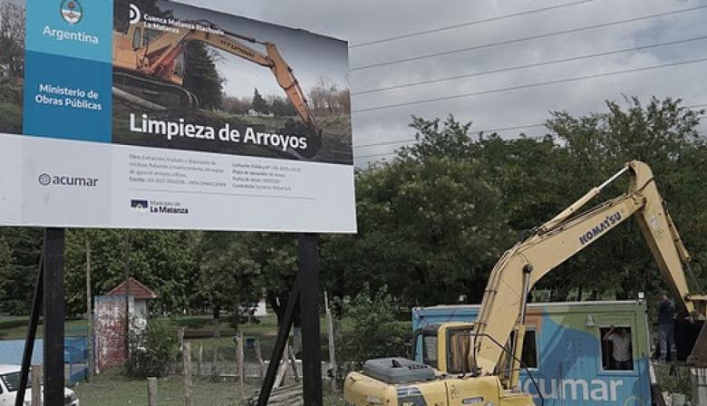 ACUMAR avanza en la limpieza de arroyos críticos de la Cuenca Matanza ...