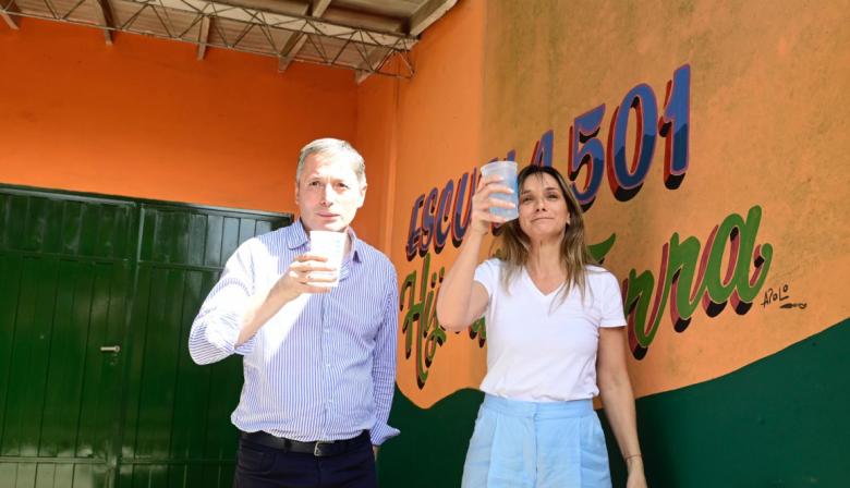 Gray y Galmarini inauguraron la ampliación de la red de agua potable en Esteban Echeverría ...