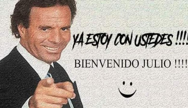 Furor en redes: los infaltables memes de Julio Iglesias para recibir al mes más frío del año ...